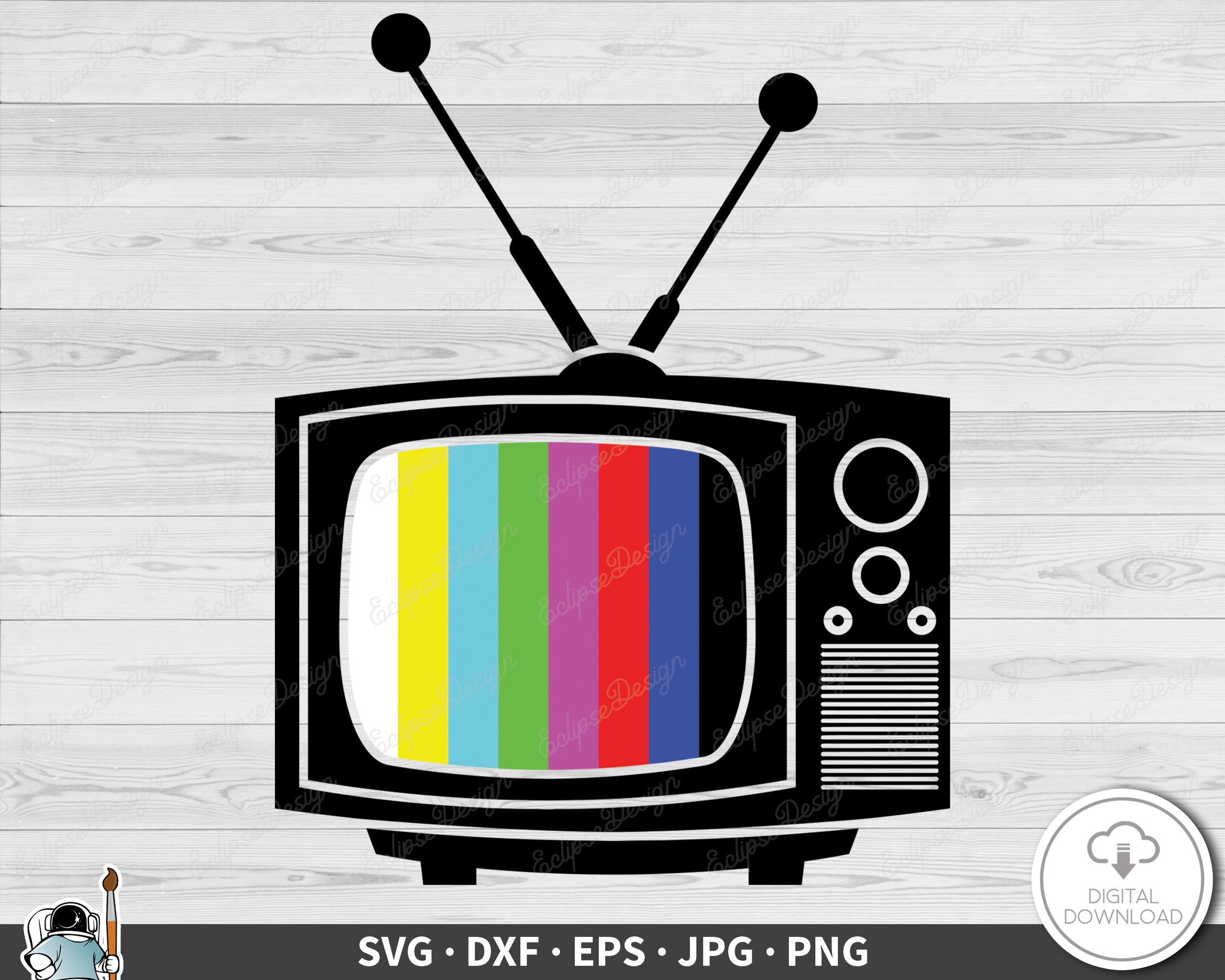 Old Fashion Tv Clip Art