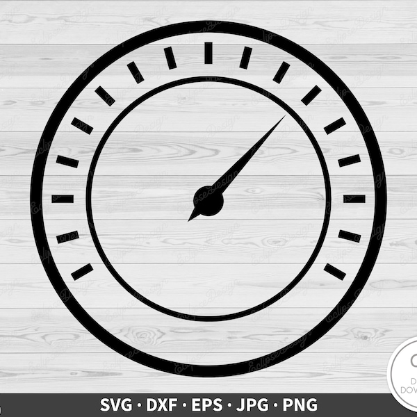 Speedometer Svg - Etsy