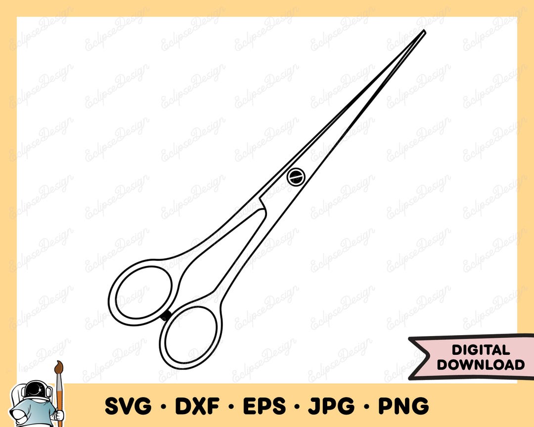 Scissors SVG Shears PNG Scissors Clip Art Cut File Silhouette Instant ...