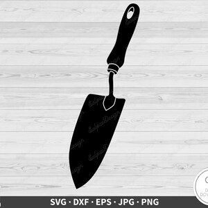 Garden Trowel SVG Clip Art Cut File Silhouette Instant Digital Download ...