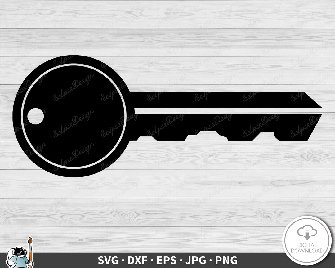 House Key SVG Clip Art Cut File Silhouette Instant Digital Download Dxf ...
