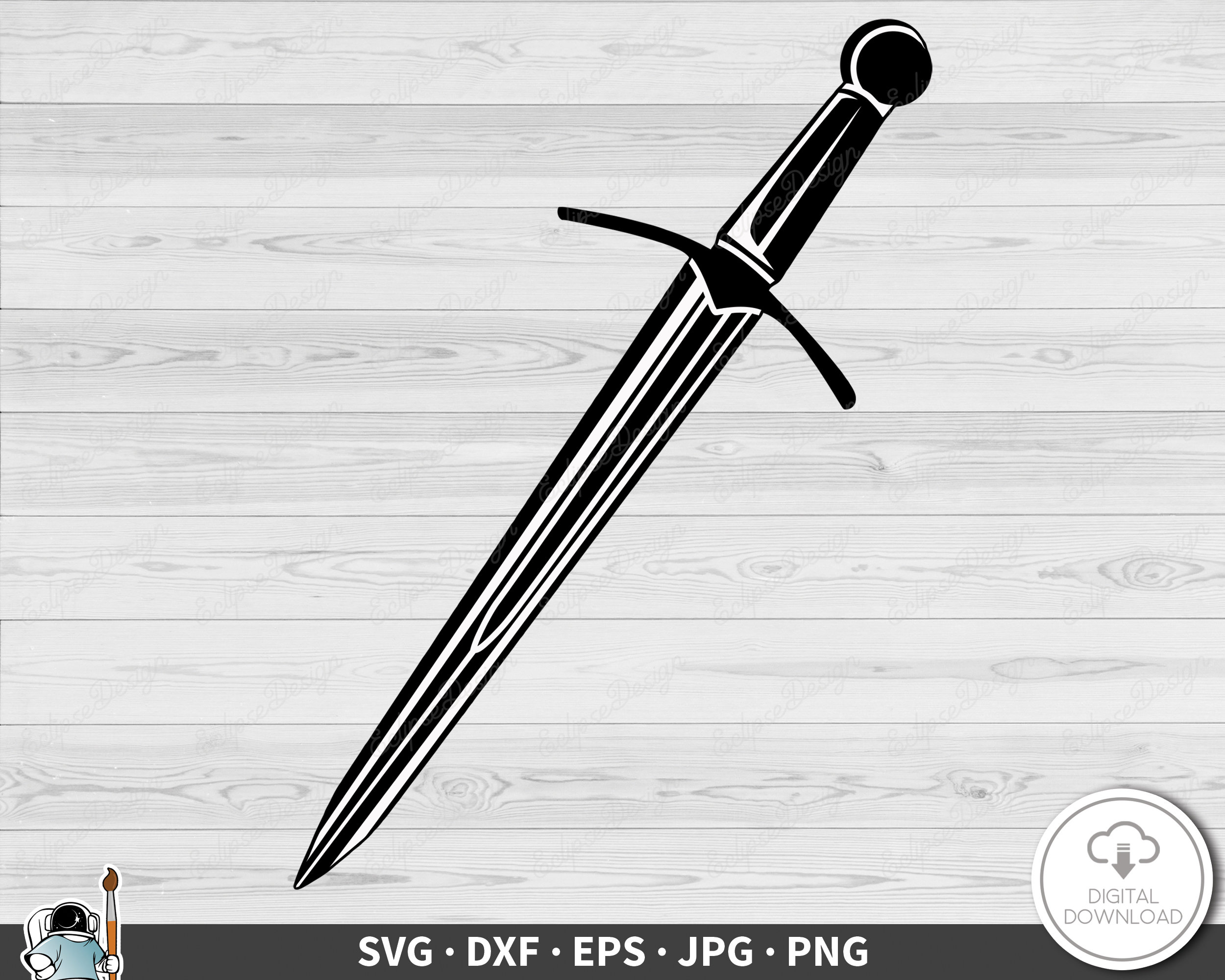 Medieval Sword Silhouette