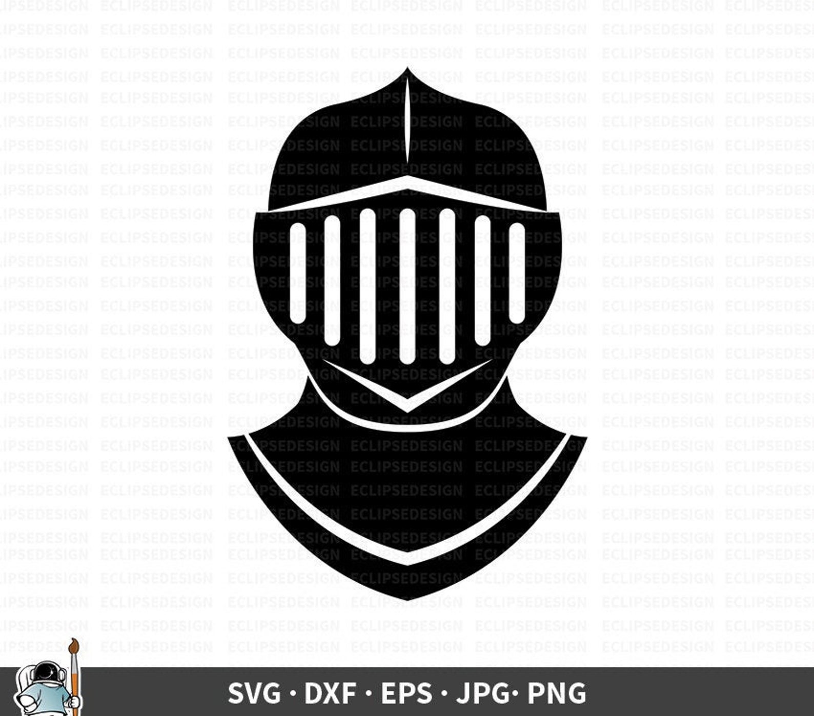 Knight Helmet SVG Knight Vector Knight svg Knight Clipart | Etsy