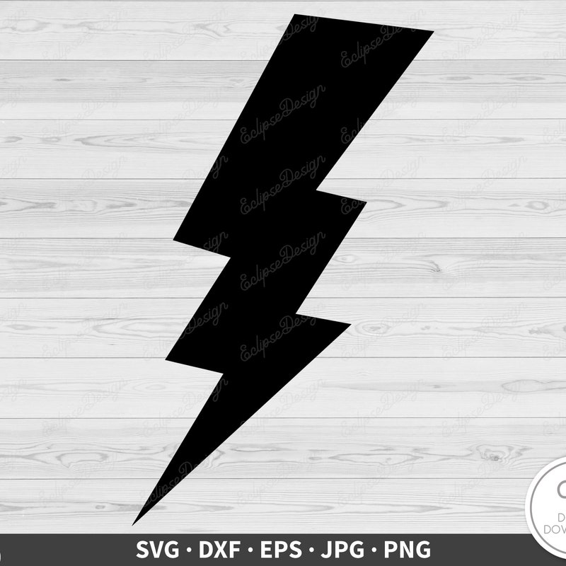 Lightning Bolt Svg - Etsy