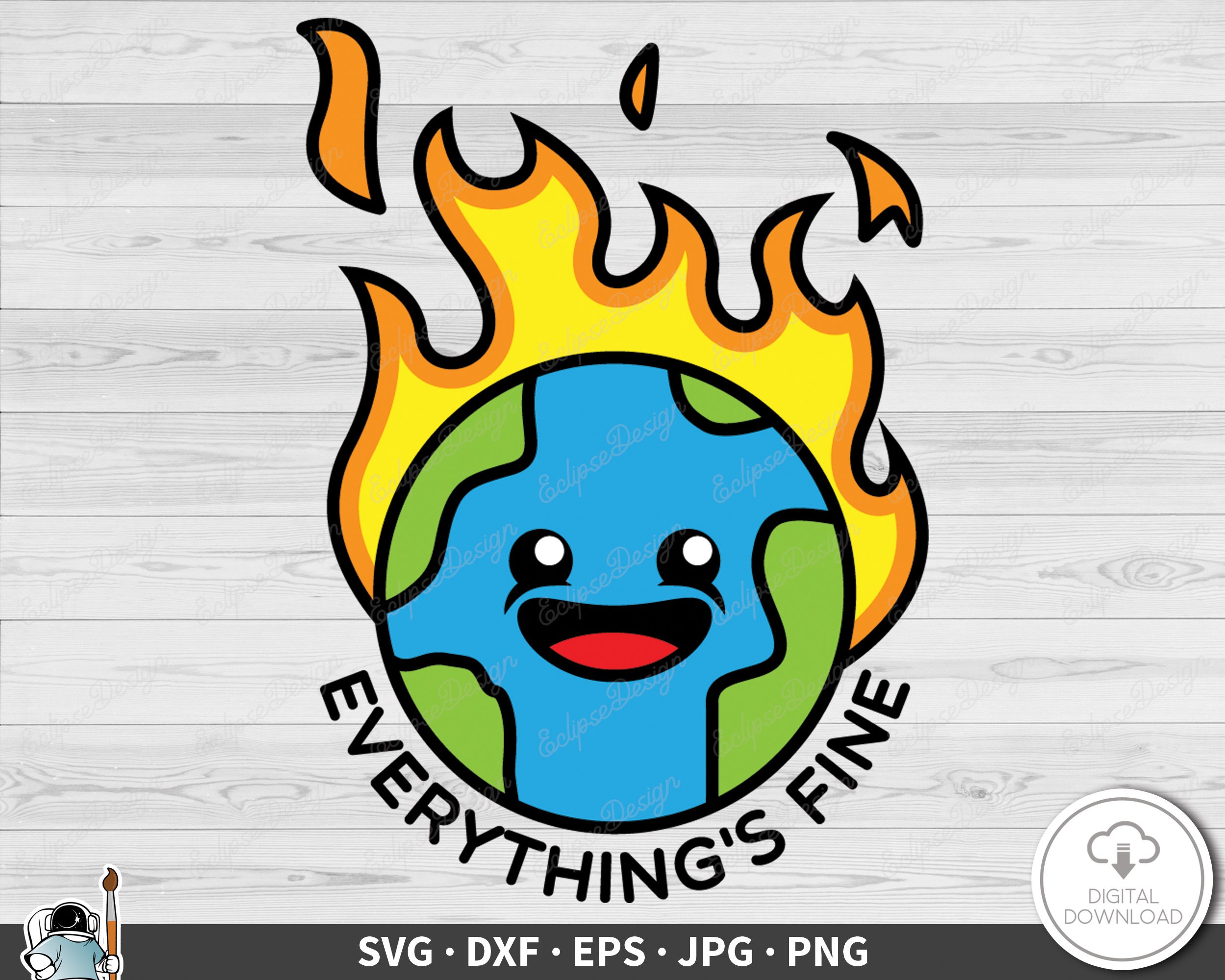 World On Fire Drawing