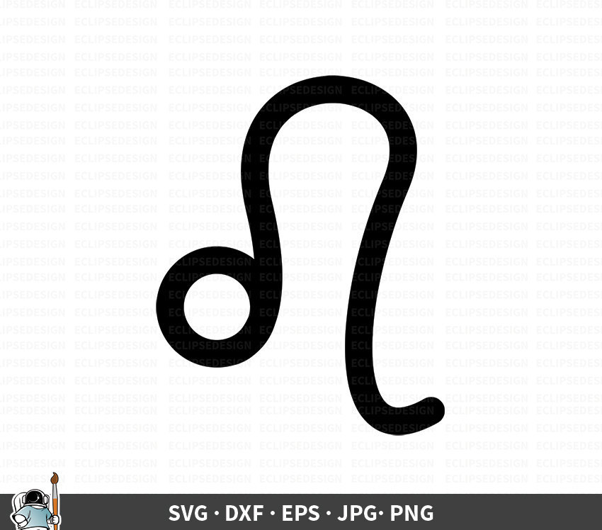 Leo SVG Leo Vector Zodiac Clipart Astrology Cricut Leo Cut | Etsy