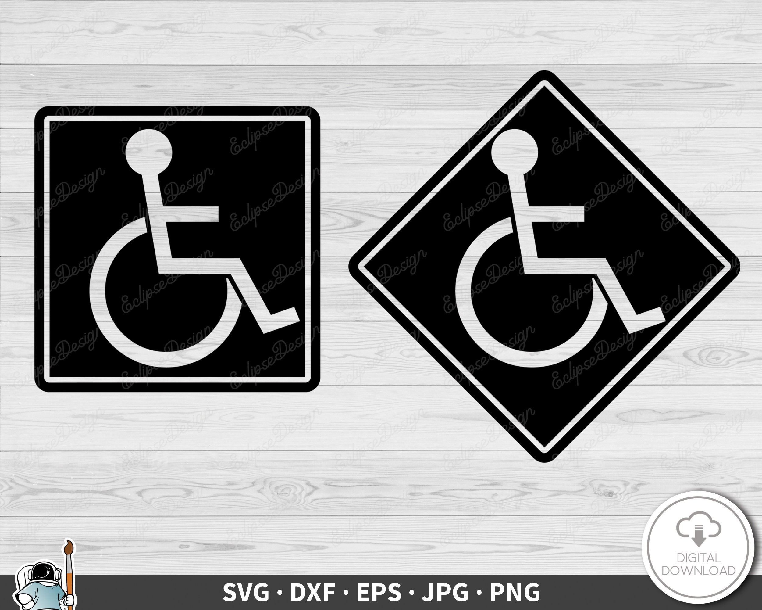 Handicap Logo Clip Art