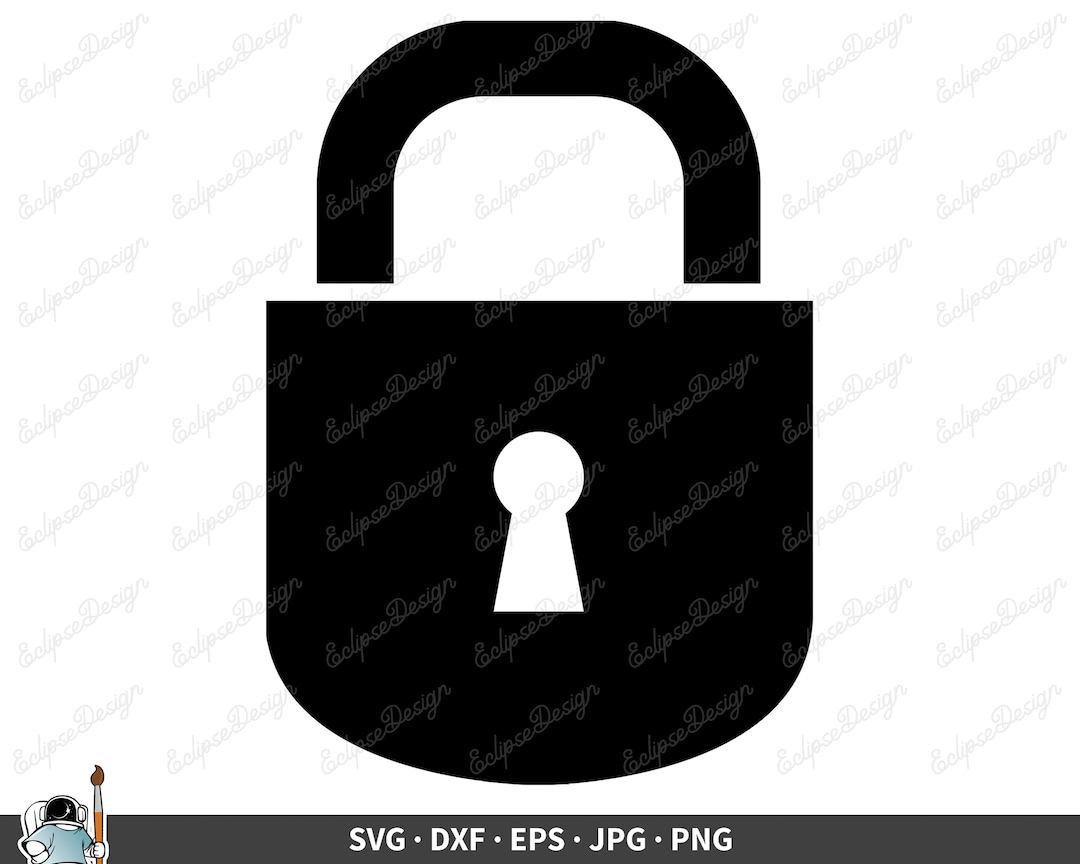 Lock SVG Lock Vector Lock Clipart Lock Cricut Lock Cut File - Etsy