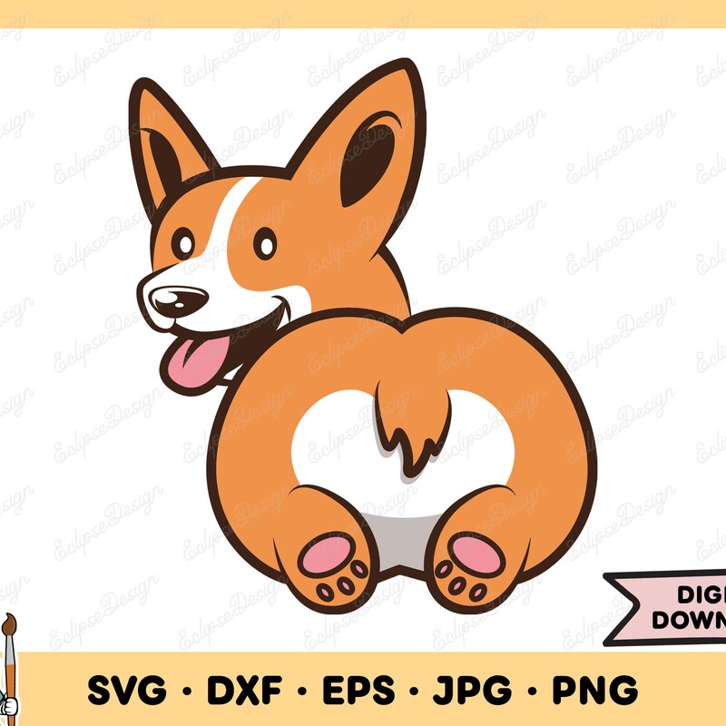 Dog Butt Svg - Etsy