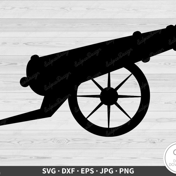 Cannon Svg - Etsy