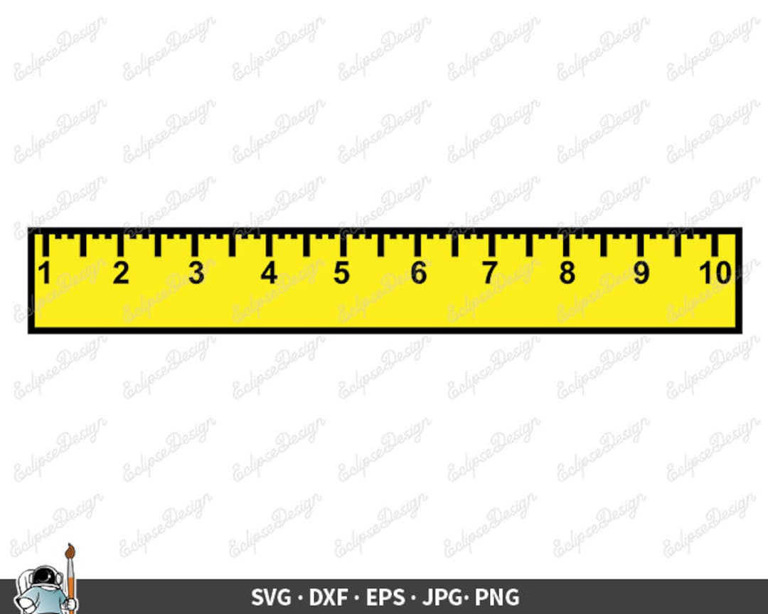 Ruler Outline Svg Ruler Svg Math Svg Ruler Clipart Ruler Etsy Images And Photos Finder