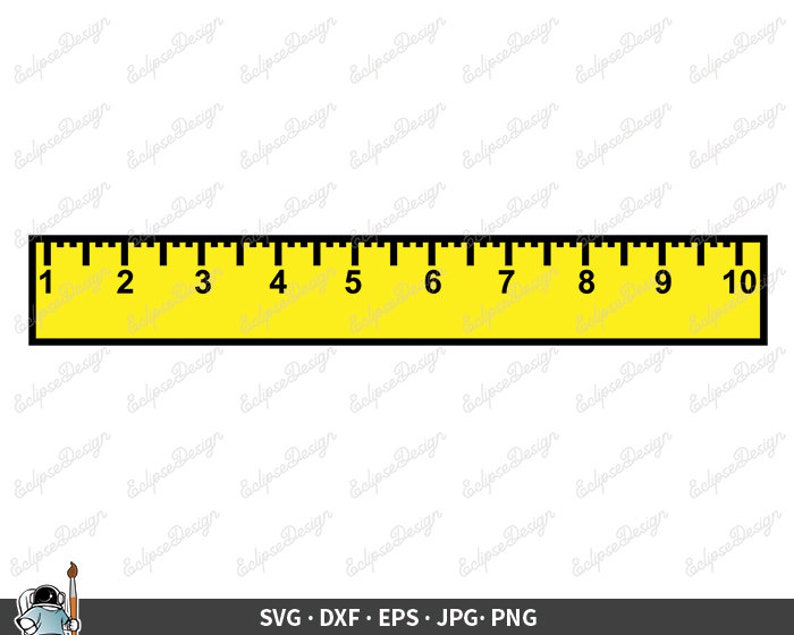 Ruler SVG Ruler Vector Ruler Clipart Ruler Cricut Ruler Cut - Etsy