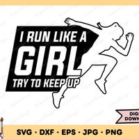 Running Woman Svg - Running Woman Silhouette - Runner Girls Svg Bundle ...