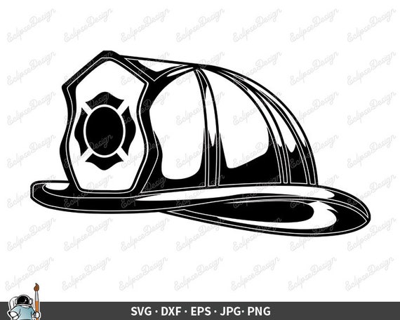 Firefighter SVG Fireman Cut File Fire Silhouette Fire Cricut ...