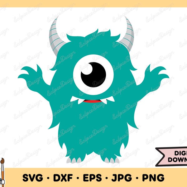 Monster Clip Art - Etsy