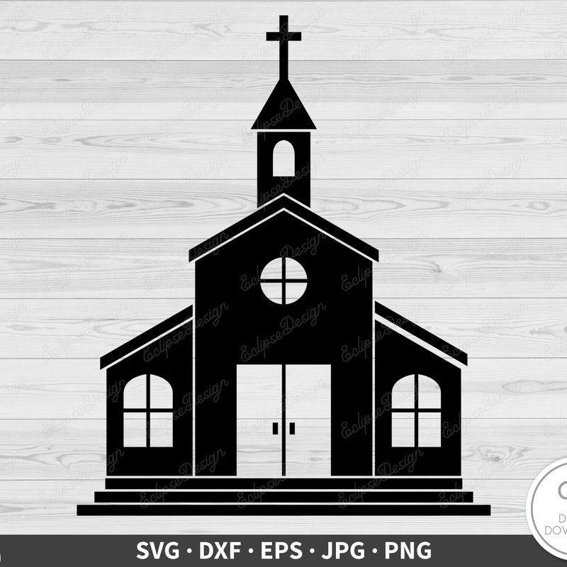 Church Svg File - Etsy
