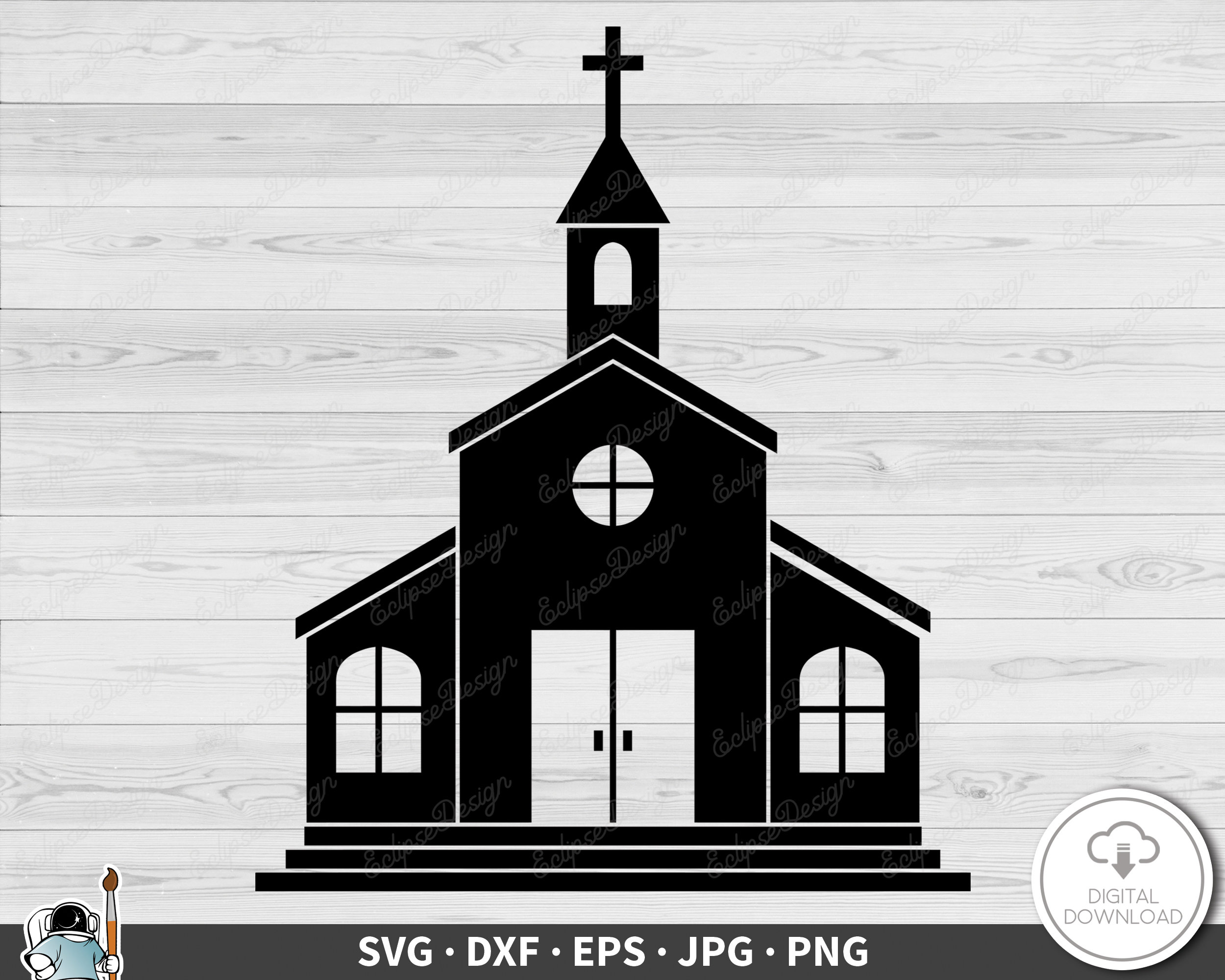 Filipino Family Going To Church Clipart