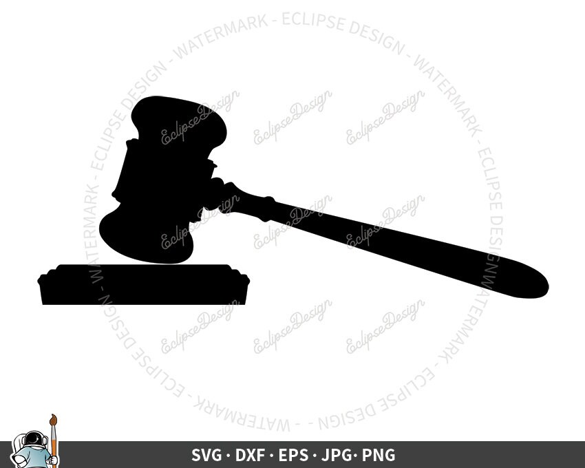 Law Svg Cut Files For Silhouette #3 Justice Svg Judge Svg Gavel Files ...