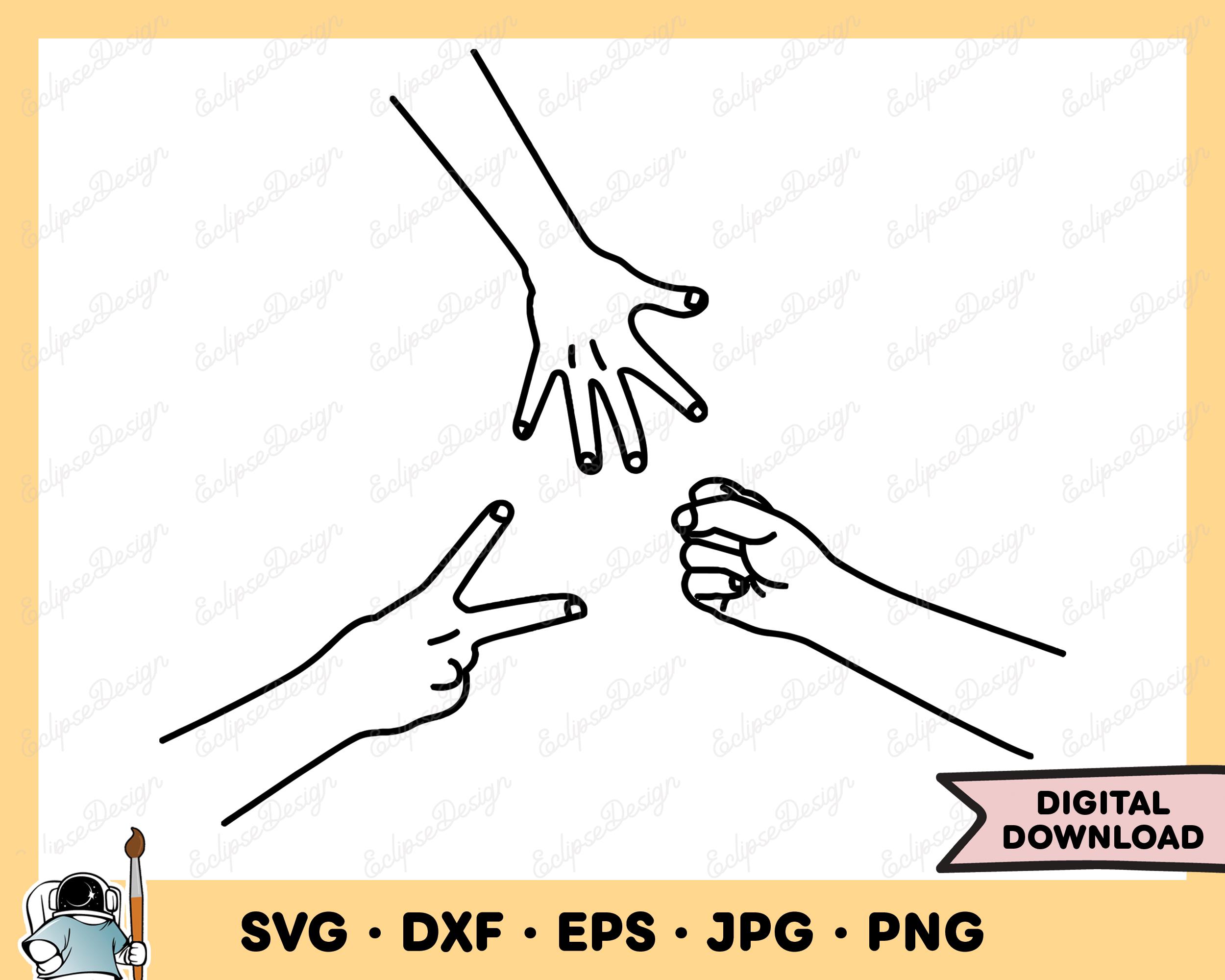 Rock Paper Scissors SVG Rock Paper Scissors PNG Rock Paper Scissors ...