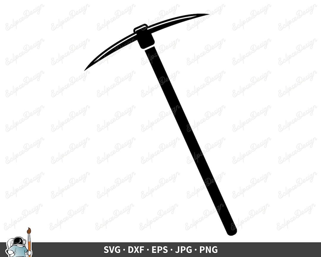 Pickaxe SVG Pickaxe Vector Pickaxe Clipart Mining Cricut - Etsy