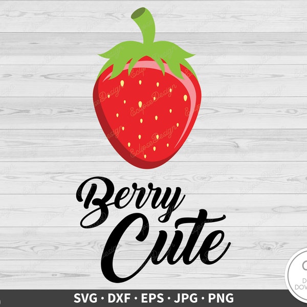 Berry Cute Svg - Etsy