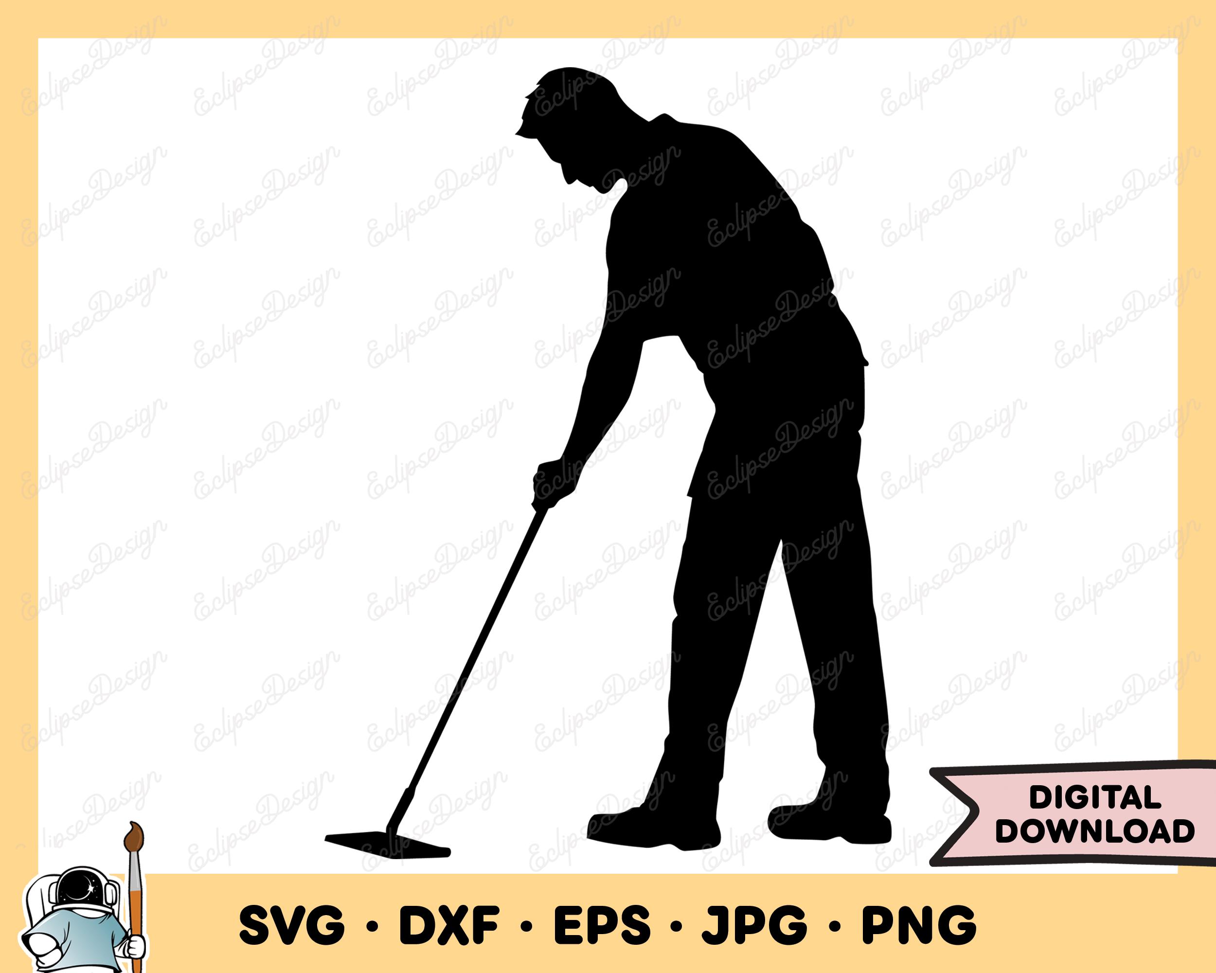 Janitor SVG Custodian SVG Janitor PNG Janitor Clip Art Cut File ...
