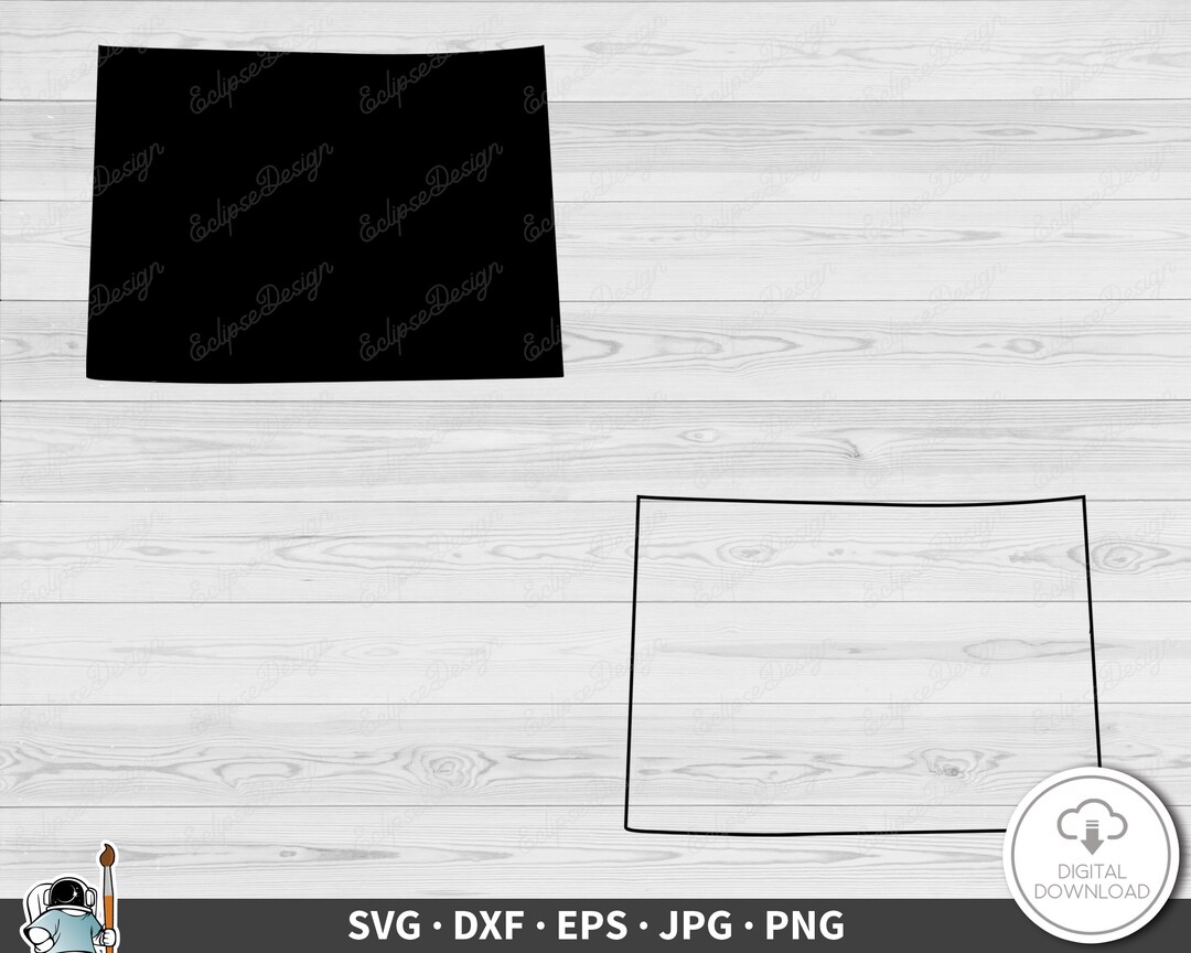 Colorado SVG State Clip Art Cut File Silhouette Instant Digital ...