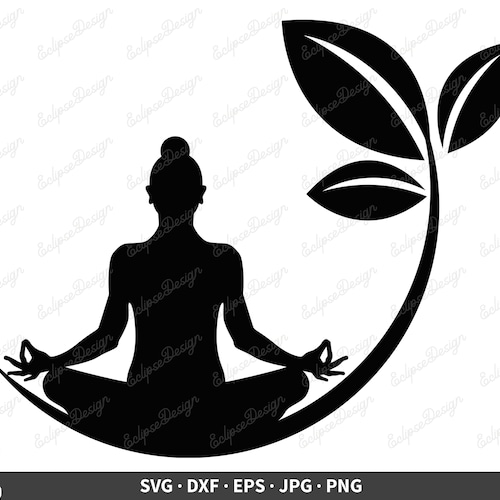 SVG Zen Life Yoga Meditation Pdf Png Jpg Cricut - Etsy