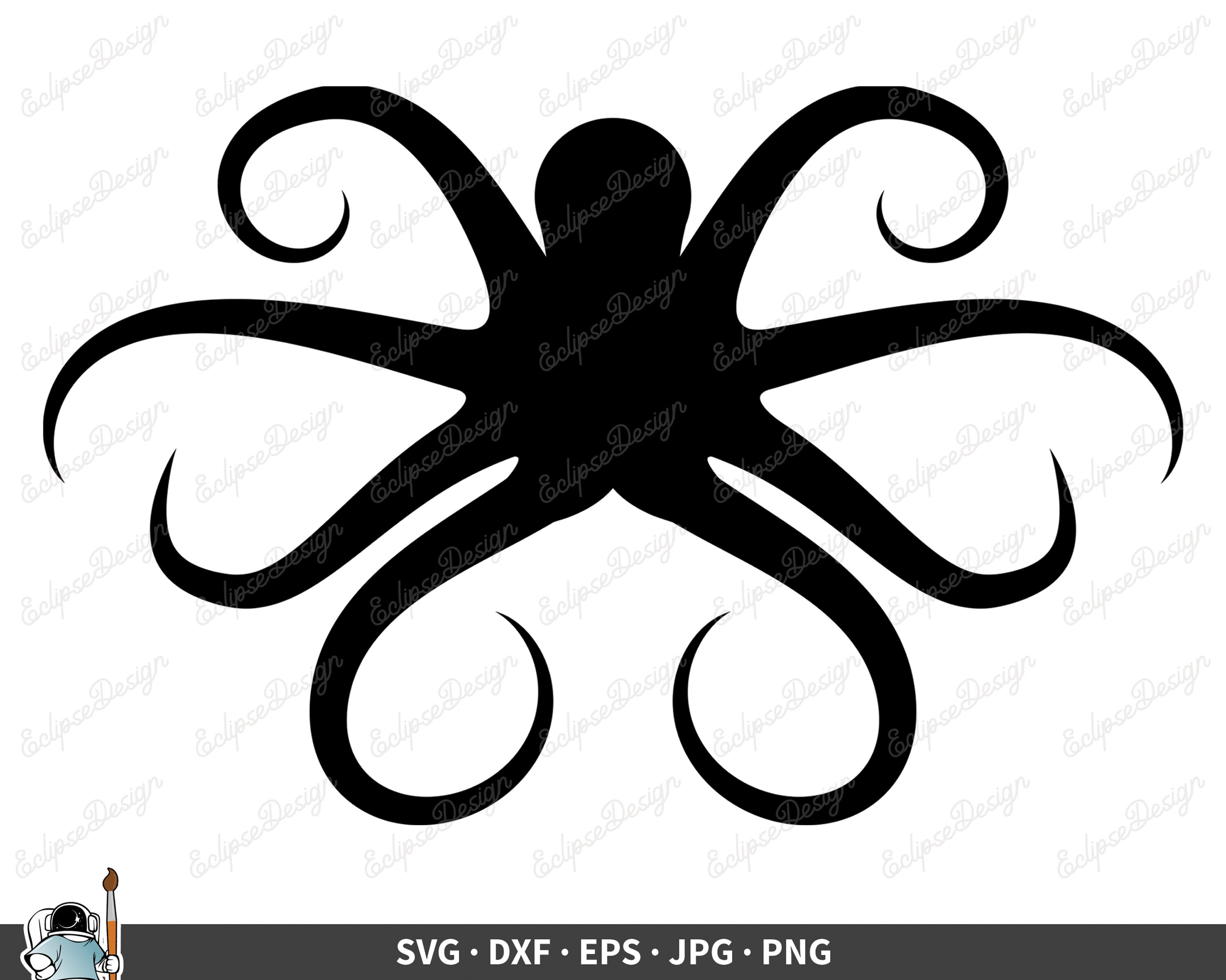 Simple Octopus Vector