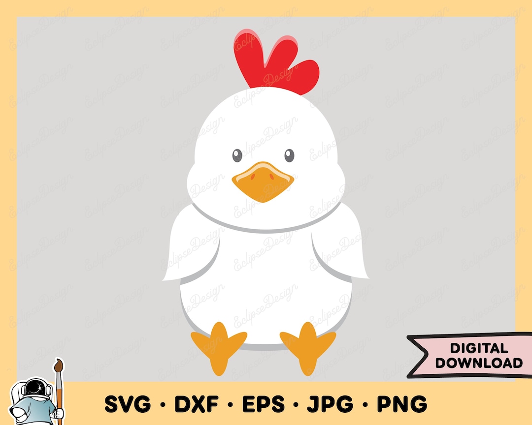 Chicken SVG Farmer Clip Art Chicken Cut File Chicken SVG Silhouette ...
