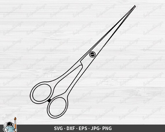 Scissors SVG Barber Vector Scissors Clipart Hair Cut Cricut | Etsy