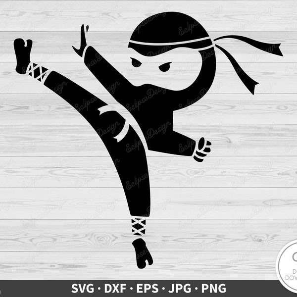 Ninja Clip Art - Etsy