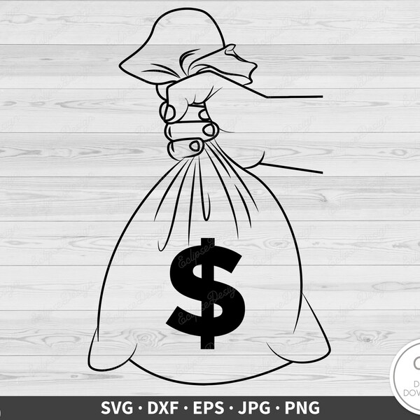 Moneybag Svg - Etsy