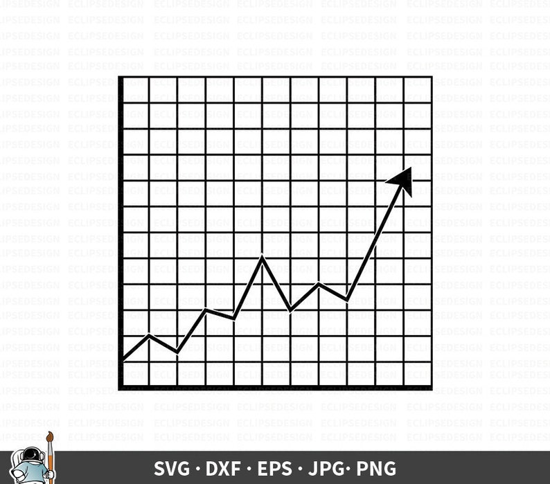 Arrow Chart Svg Graph Vector Chart Clipart Chart Cricut Etsy