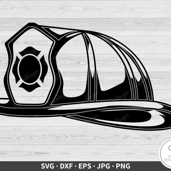 Firefighter Helmet Svg - Etsy