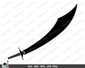 Scimitar Svg Png Dxf - Etsy Ireland