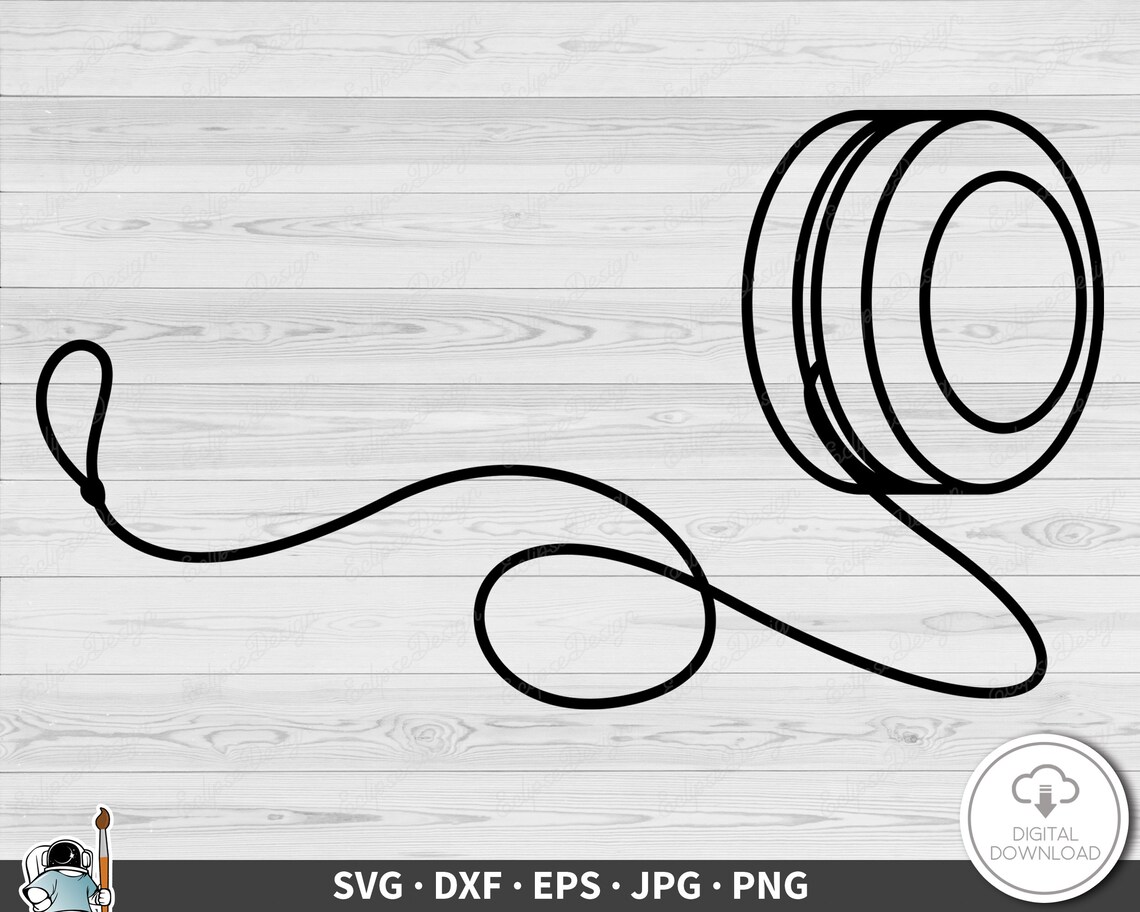 Yoyo SVG Yo Yo Clip Art Cut File Silhouette Instant Digital Download - Etsy