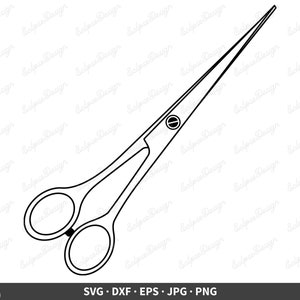 Scissors SVG Barber Vector Scissors Clipart Hair Cut Cricut - Etsy