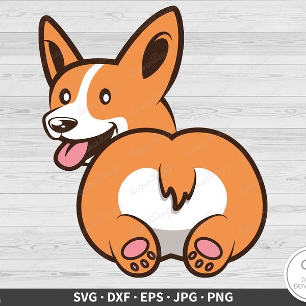 Dog Butt Svg - Etsy