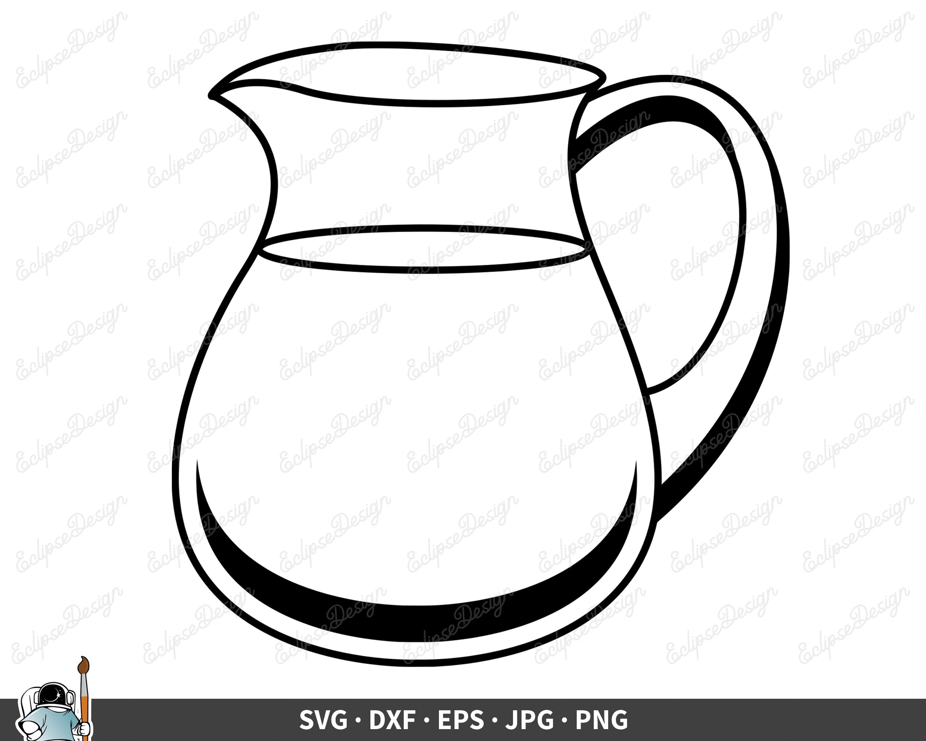 Lemonade Pitcher Coloring Page