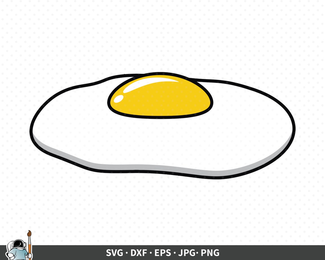 Sunny Side Up Egg SVG Egg Vector Egg Tasting Clipart Egg | Etsy