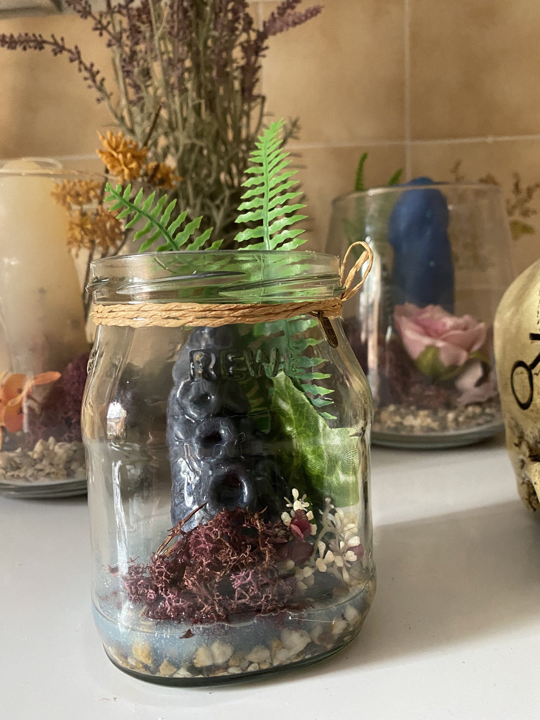 Mini Tentacle in a Jar dnd themed/ black | Etsy