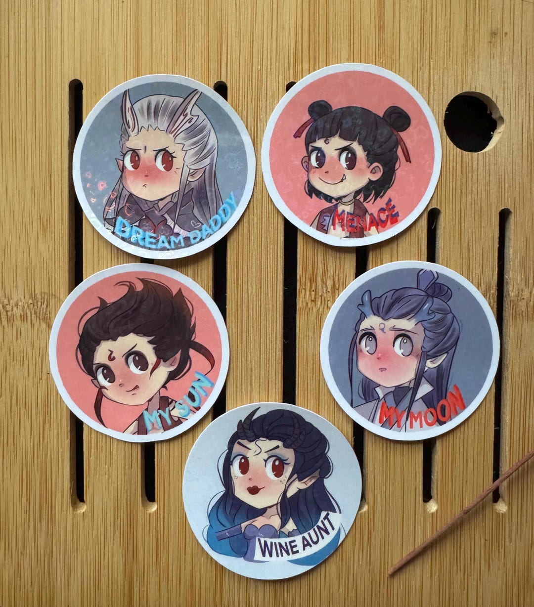 Nezha Glitter Stickers - Etsy