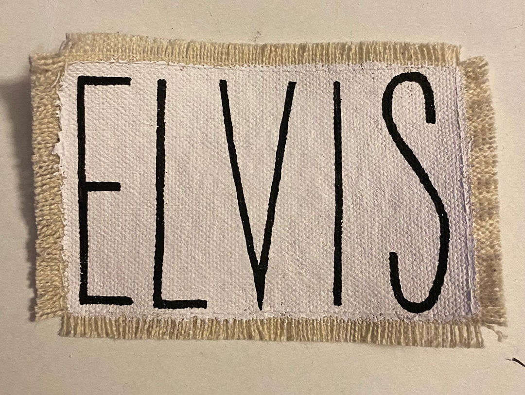 Hand Painted ELVIS Patch - Etsy