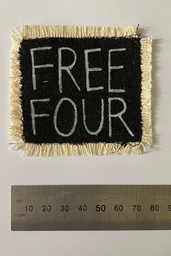 Hand Painted FREE FOUR Patch | Etsy