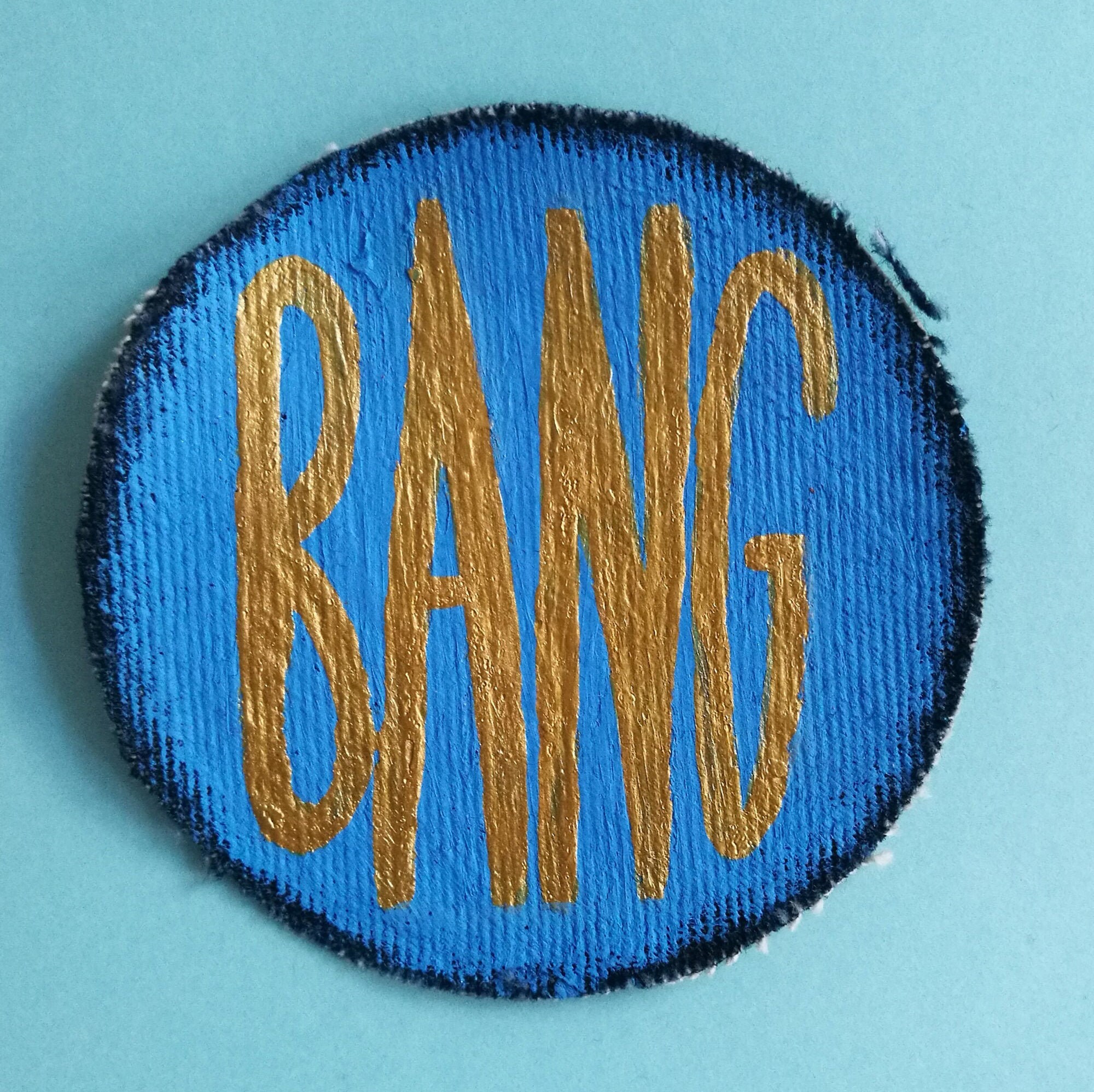 Hand Painted BANG Patch - Etsy
