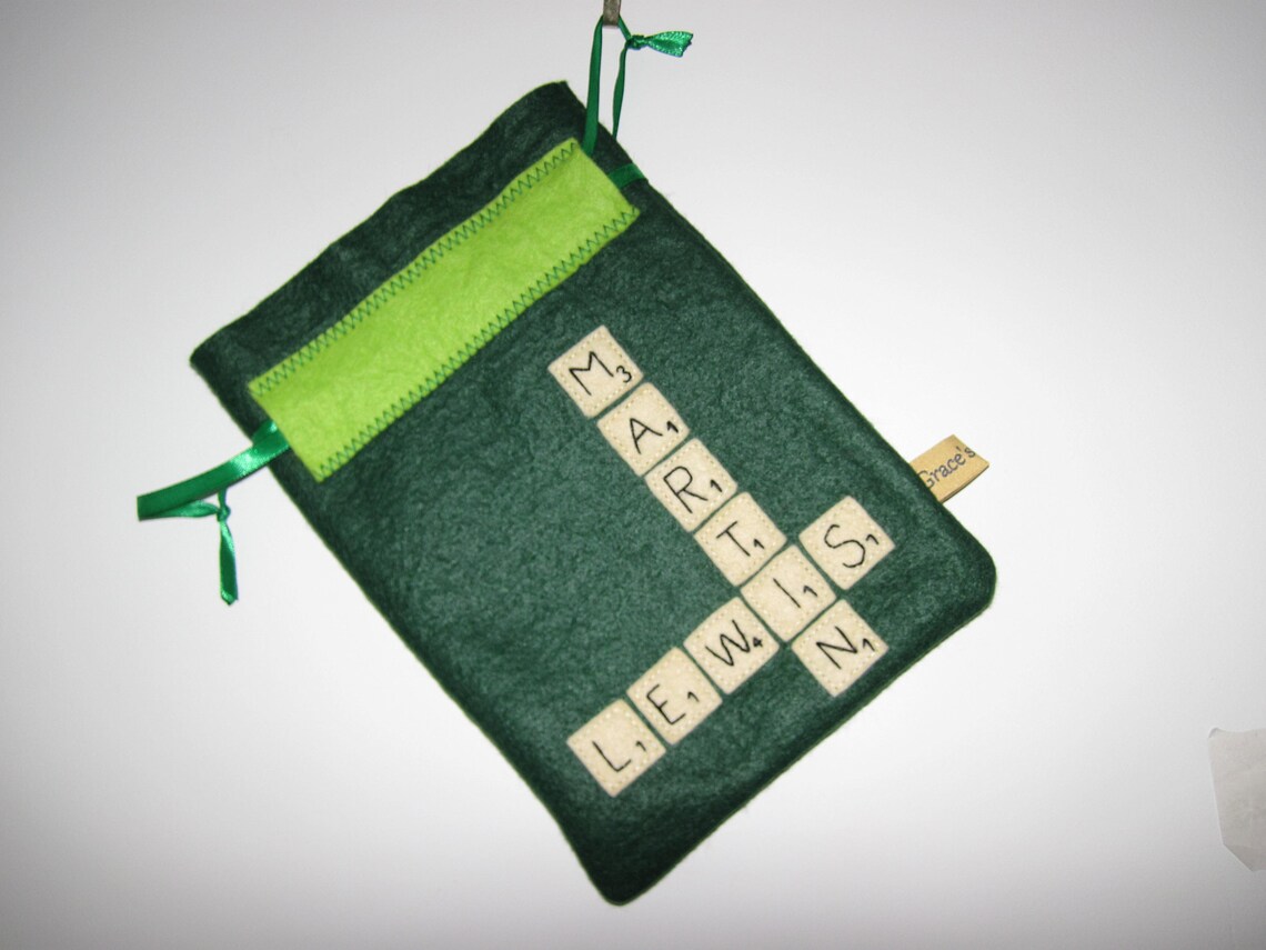 Scrabble Tile Bag Sewing Pattern: Personalized DIY Gift (PDF Pattern ...