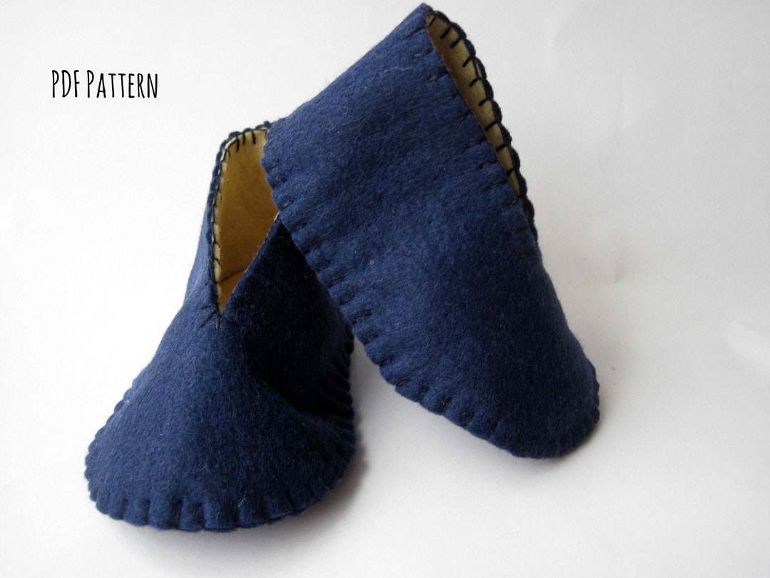 PDF PATTERN: Felt Baby Booties Sewing Tutorial - Baby Shoes DIY - Etsy