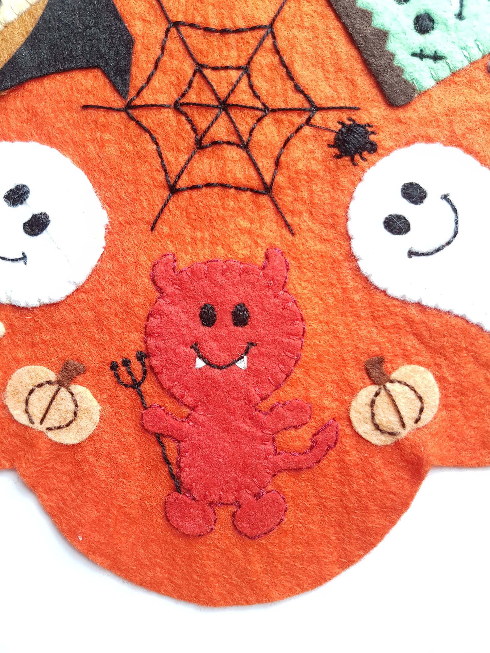 PDF PATTERN: Cutie Creeper Halloween Penny Rug Wool Applique - Etsy