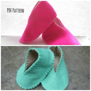 PDF PATTERN: Felt Baby Booties Sewing Tutorial - Baby Shoes DIY - Etsy